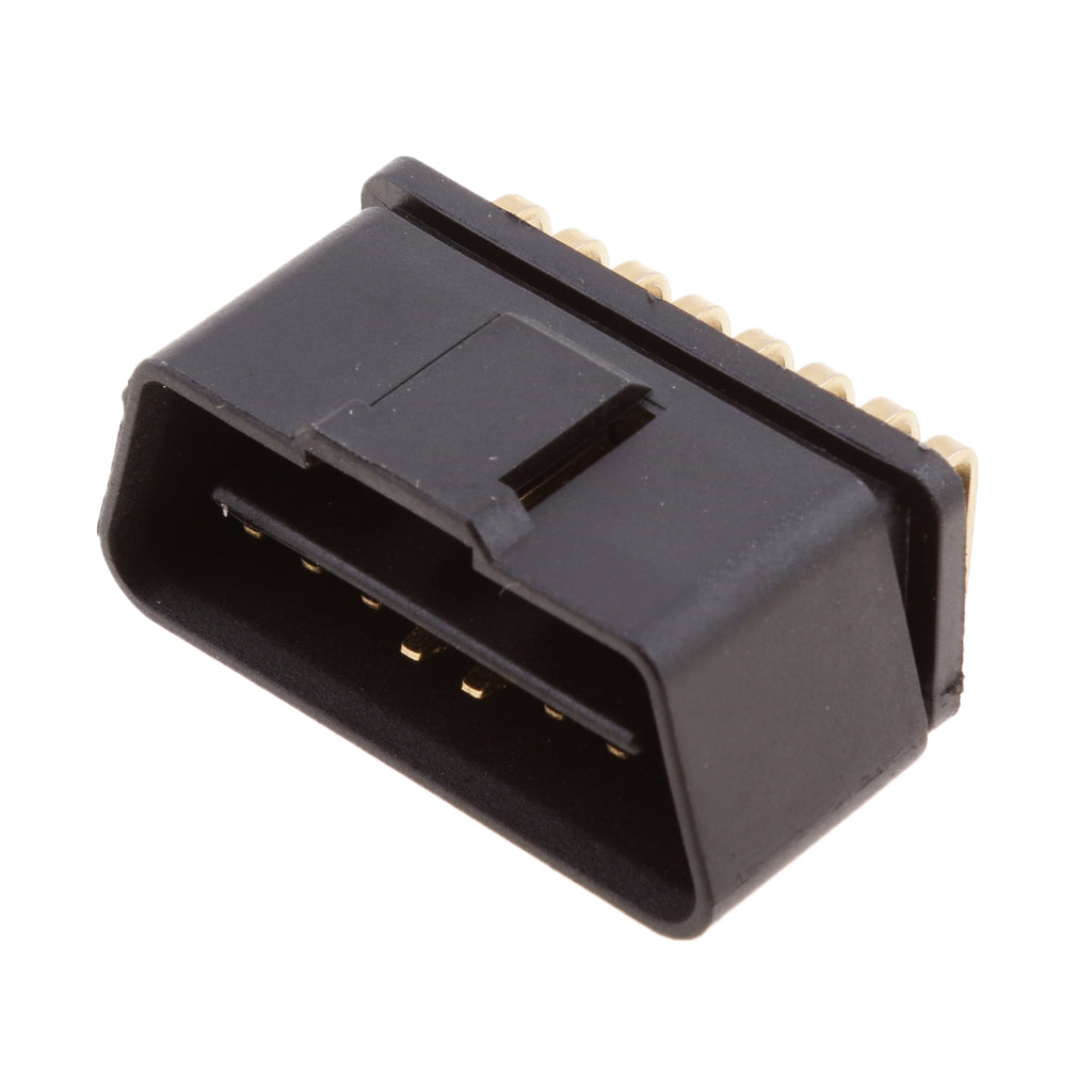 Universal OBD2 II 16 Pin 90 Degree Angle Male Connector Diagnostic Ada ...