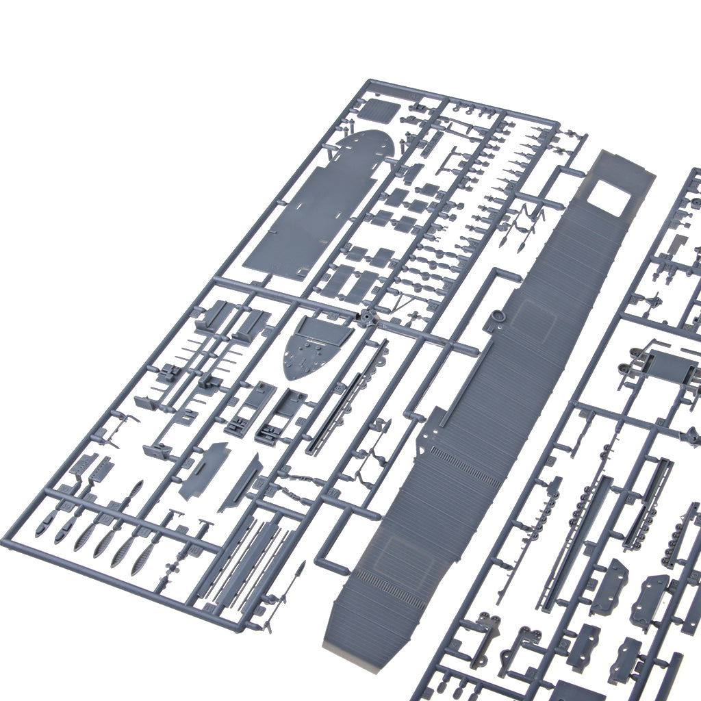1:700 Scale 30cm Plastic WWII Warship USS Enterprise Battleship Model ...