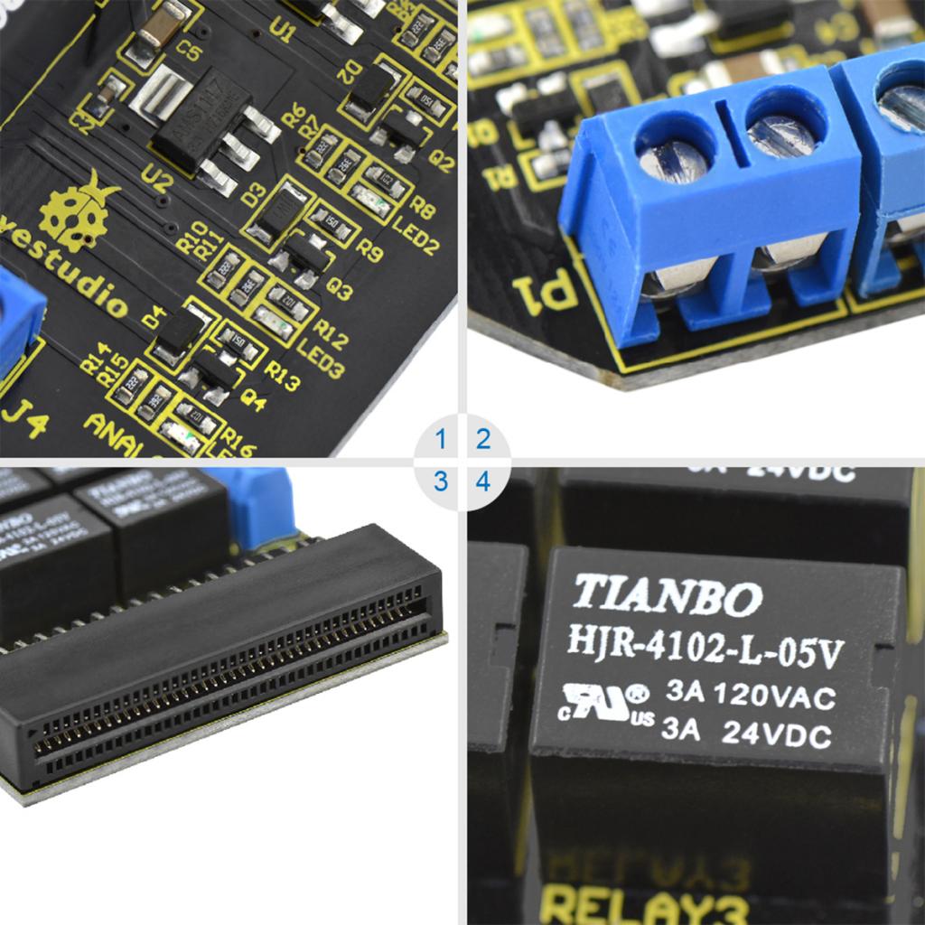 Keyestudio 5V Relay Breakout Board Compatible For BBC Micro:Bit ...