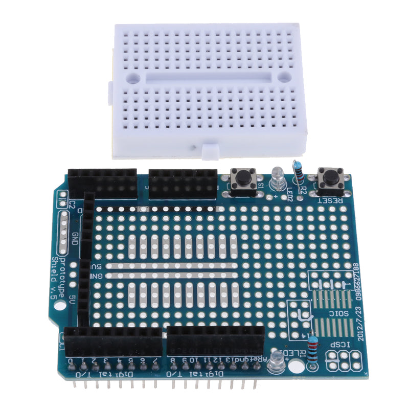 Proto Shield Prototype Expansion Board with Solderless Breadboard For ...