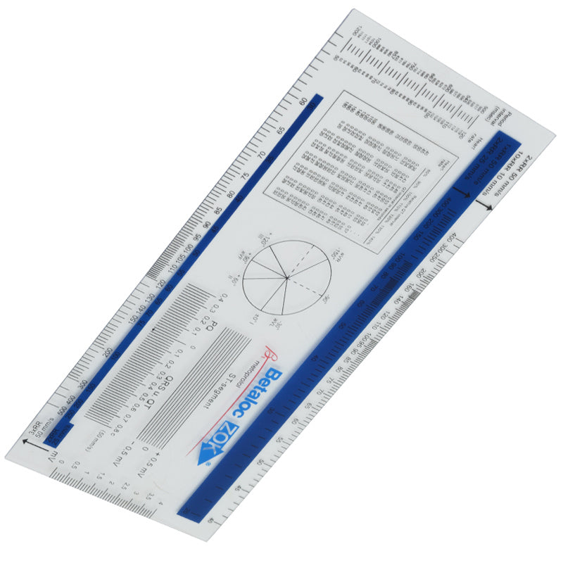 New PVC ECG Ruler Medical Ruler ECG Medical Caliper Electrocardiogram ...