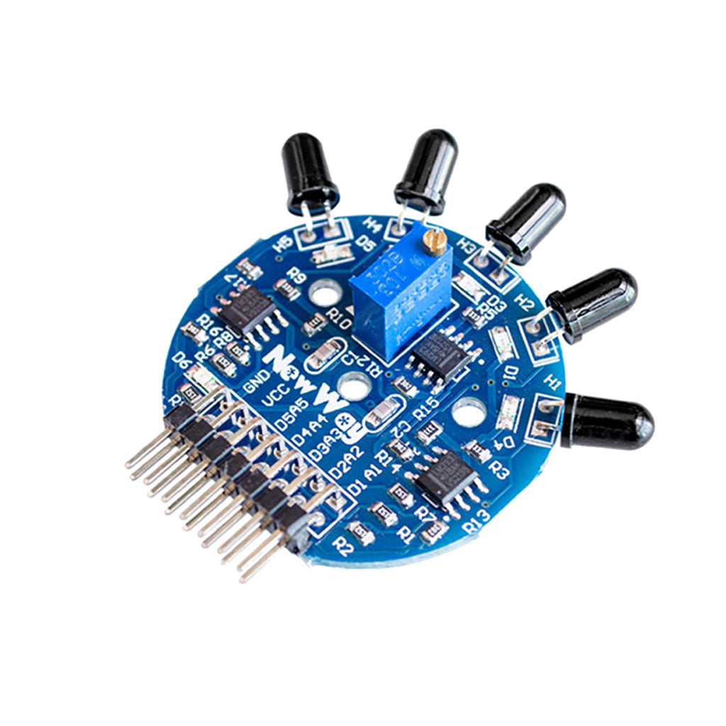 5 Way Flame Sensor Module Digital Analog Output Fire Extinguisher Robo ...