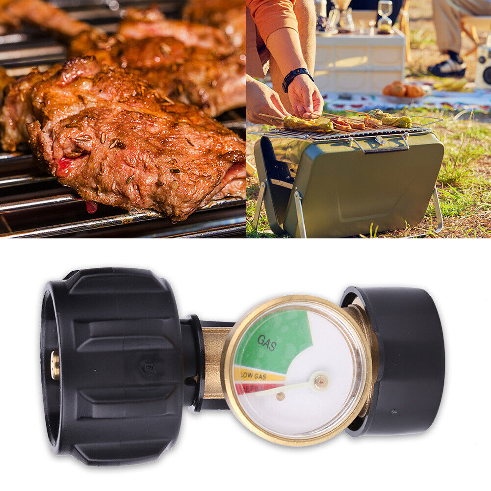 Universal Propane Gas Gauge Meter Tank Conversion RV Pressure Gauge Ad ...