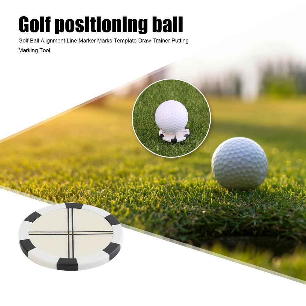Golf Ball Alignment Line Marker Marks Template Draw Trainer Putting Ma ...