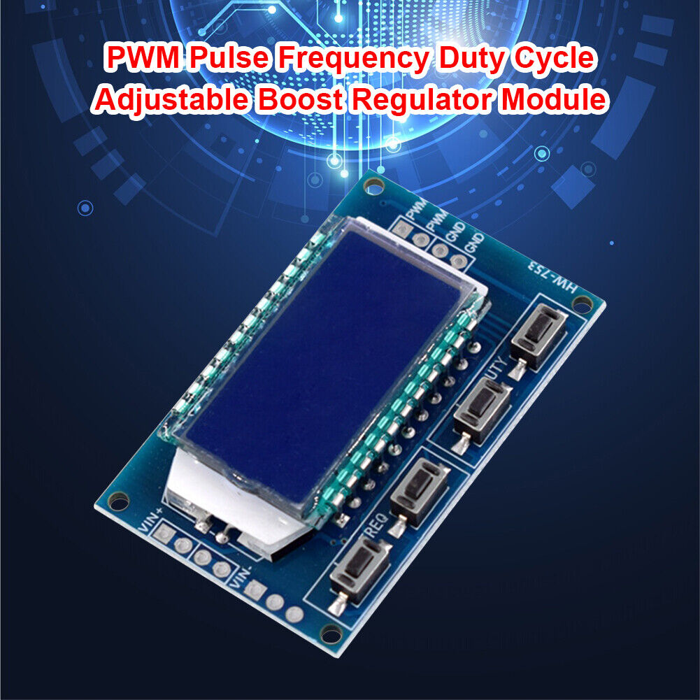HW-753 Signal Generator PWM Board Pulse Frequency Duty Cycle Adjustabl ...