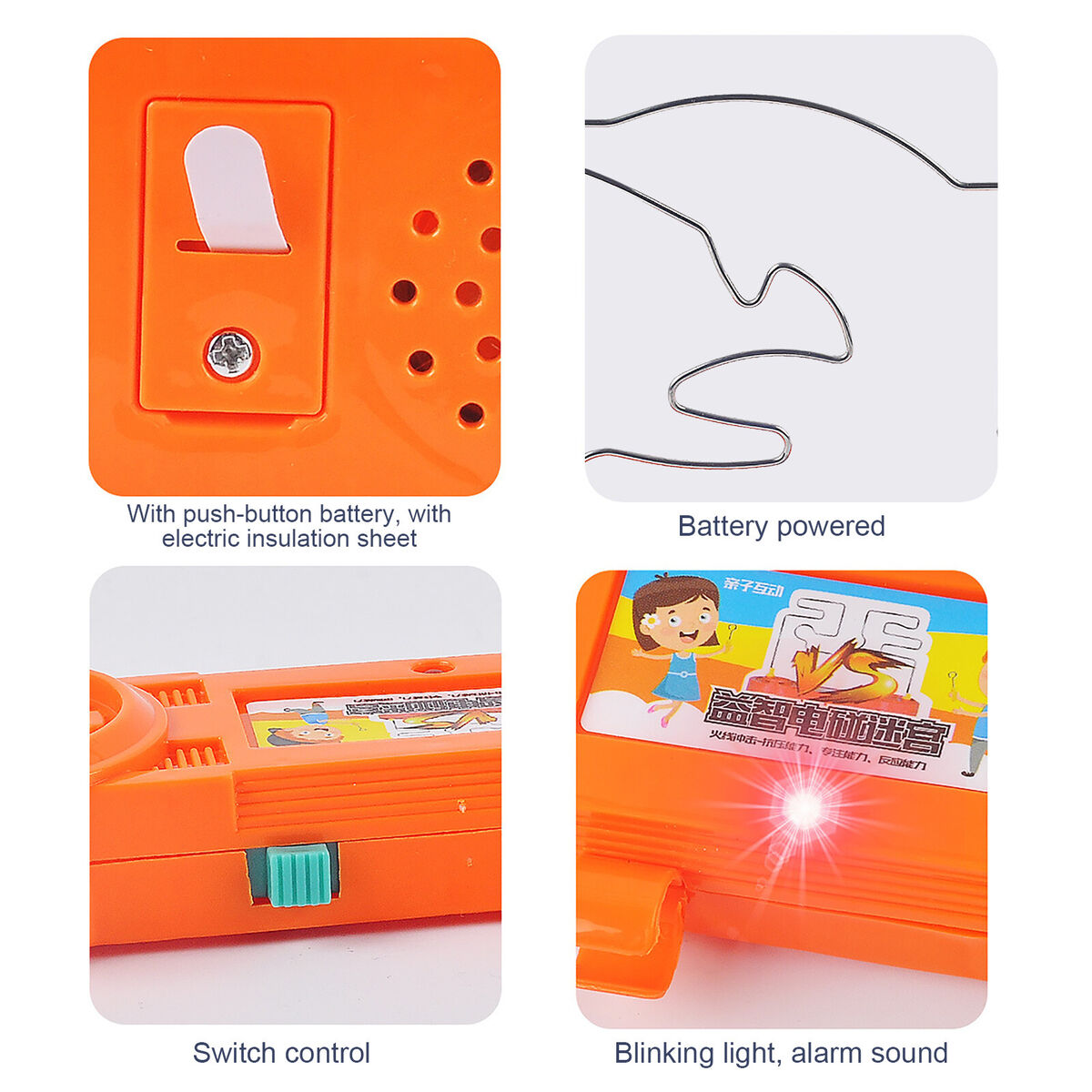 Electric Shock Bump Maze Game Concentration Exercises for Kids Teens A ...