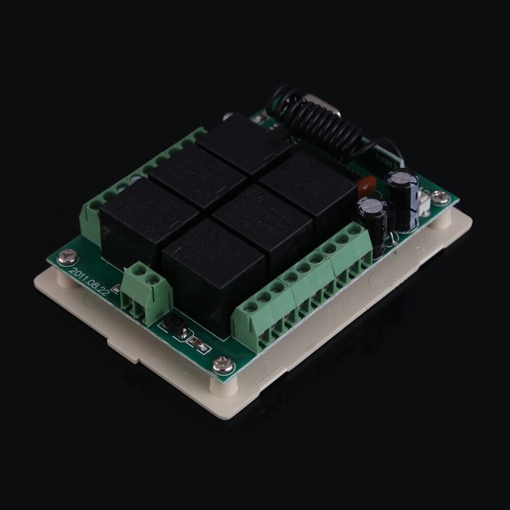 DC 12V 6CH Channel Wireless RF Remote Control Switch Transmitter+ Rece ...