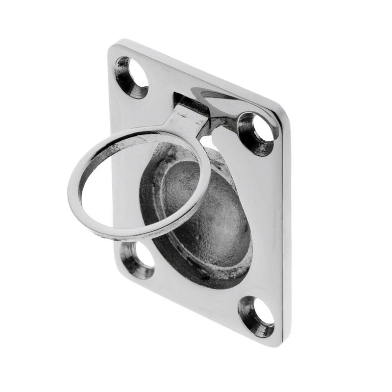 Stainless Steel Pull Ring Flush Lift Handle Marine Hatch Locker Cabine ...