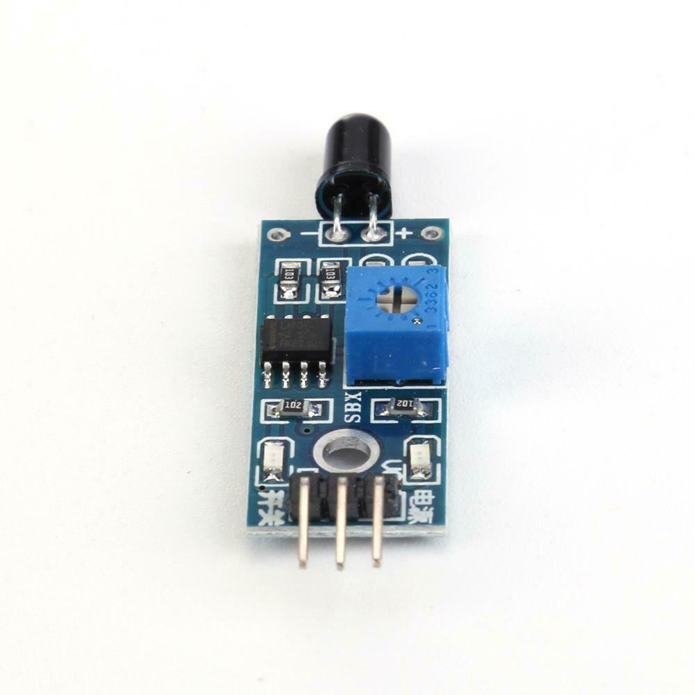 LM393 IR Flame Detection Sensor Module Fire Detector Infrared Receiver ...