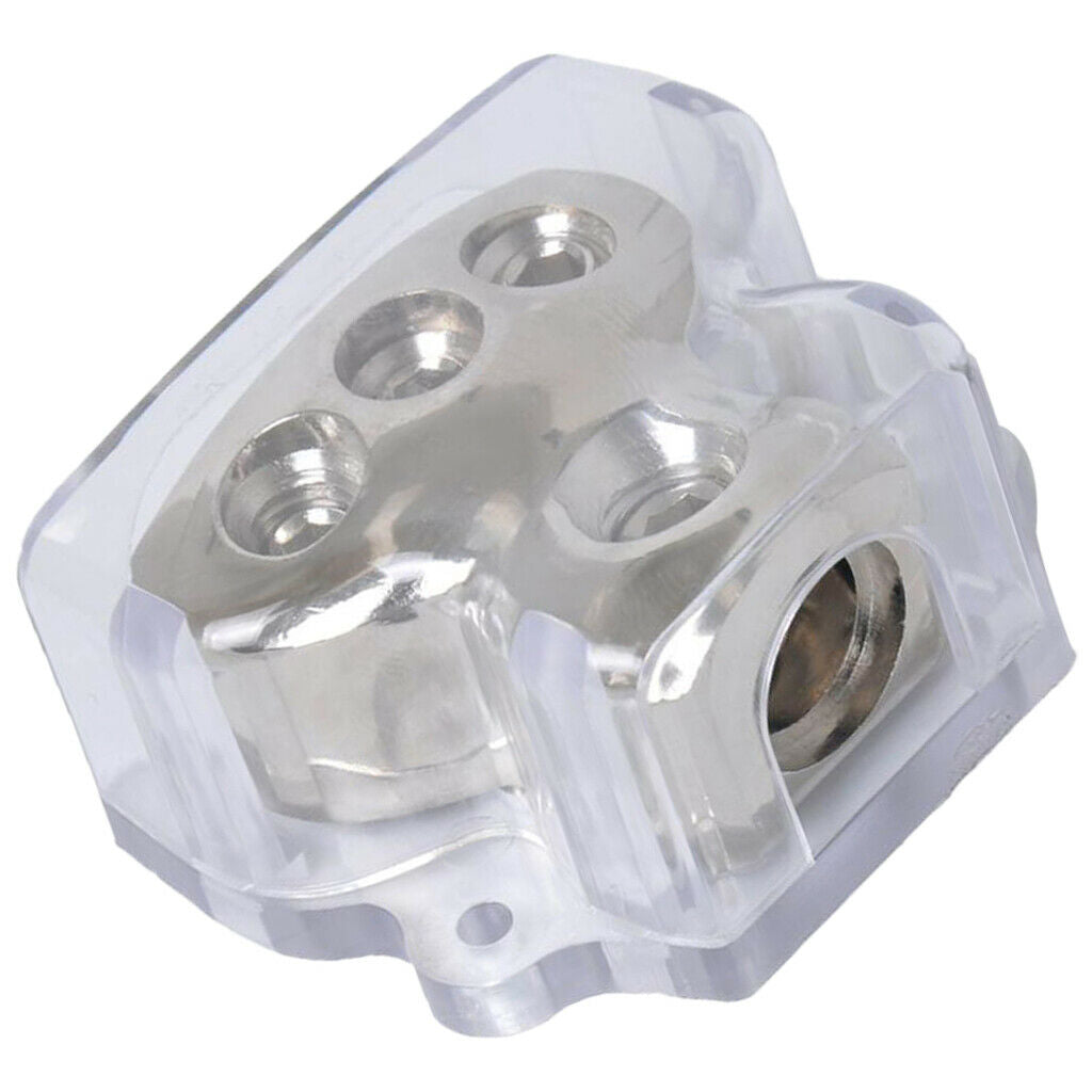 3Way Distribution Block Audio Power/Ground Cable Splitter Car RV 1 in ...
