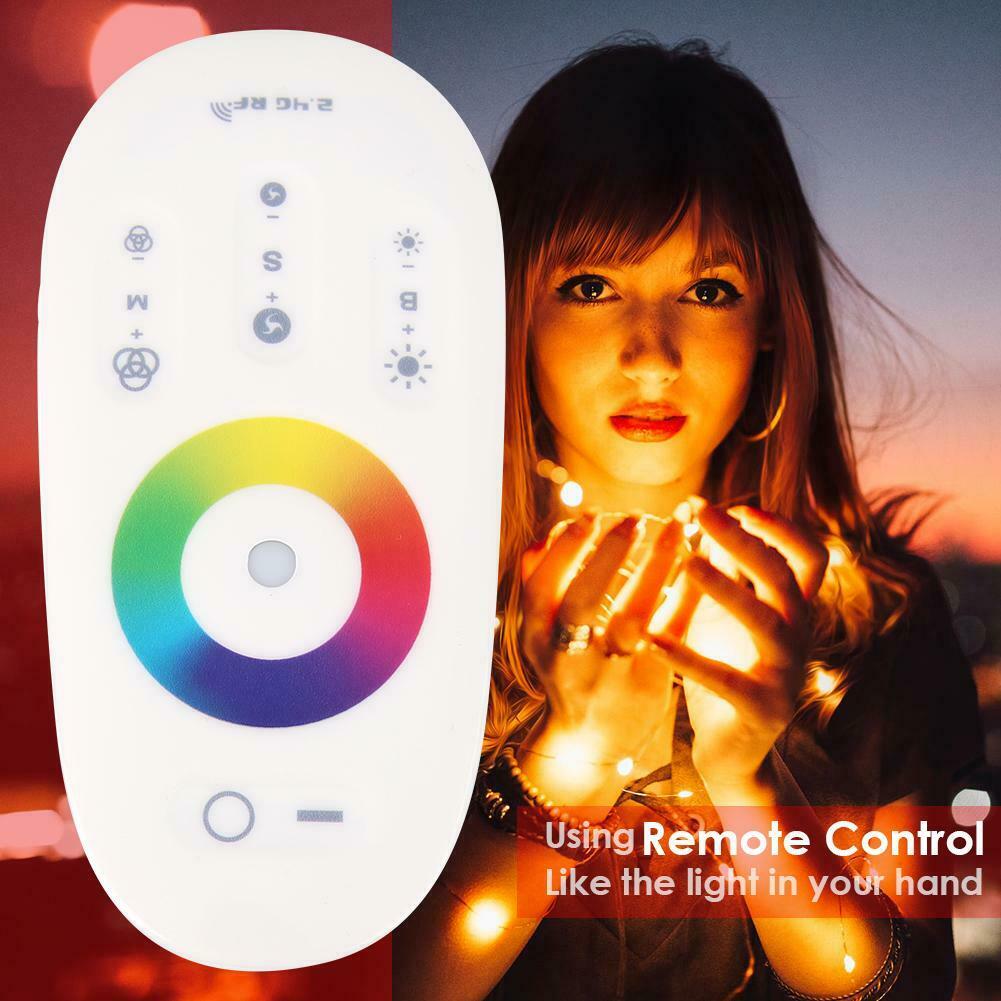 2.4G Touch Screen LED RGB Strip Controller Wireless RF Remote Control ...