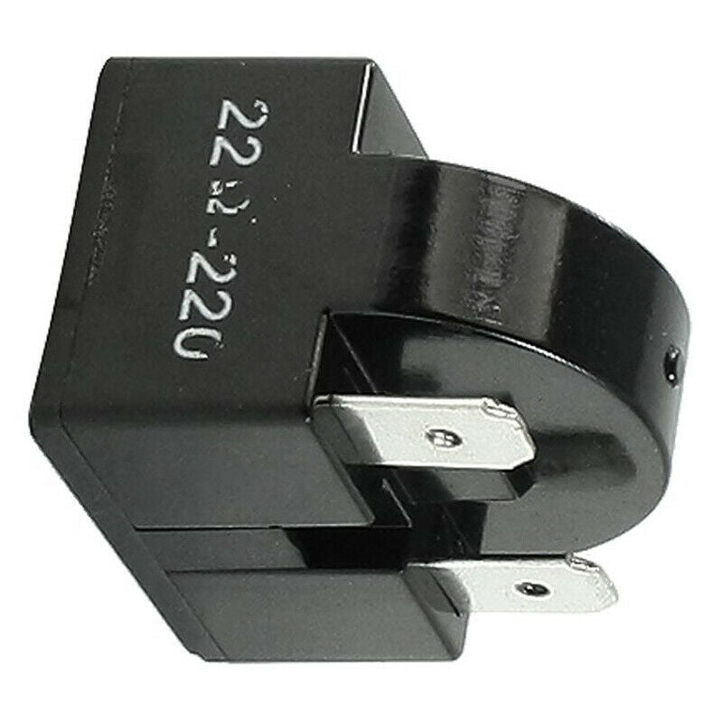 22 Ohm Resistance 3 Pin Terminals Refrigerator PTC Starter Relay Black ...