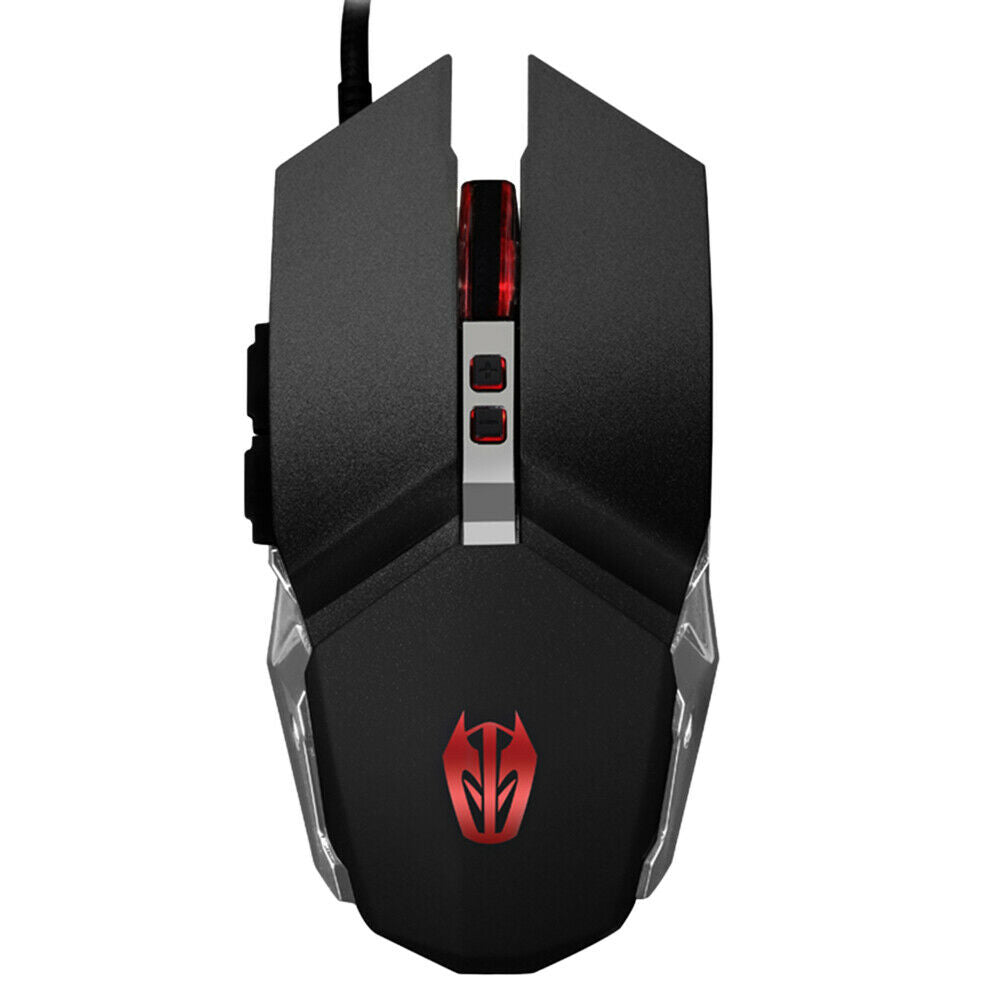 Wired USB Gaming Mouse 6 Buttons Adjustable Ergonomic Optical Mechanic ...