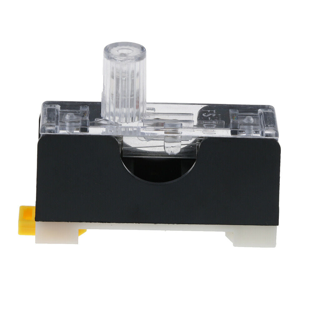 FS101 10a 6*30mm fuse socket with indicator light din rail mounted fus ...