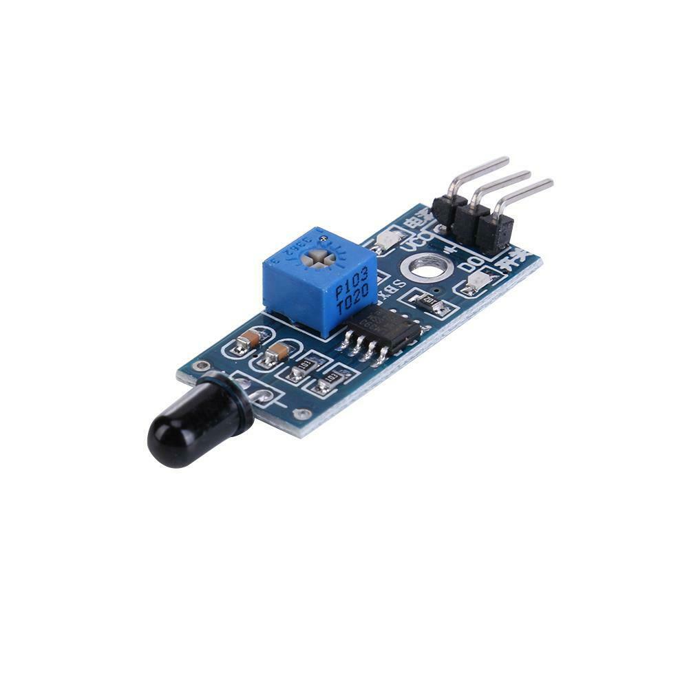LM393 IR Flame Detection Sensor Module Fire Detector Infrared Receiver ...