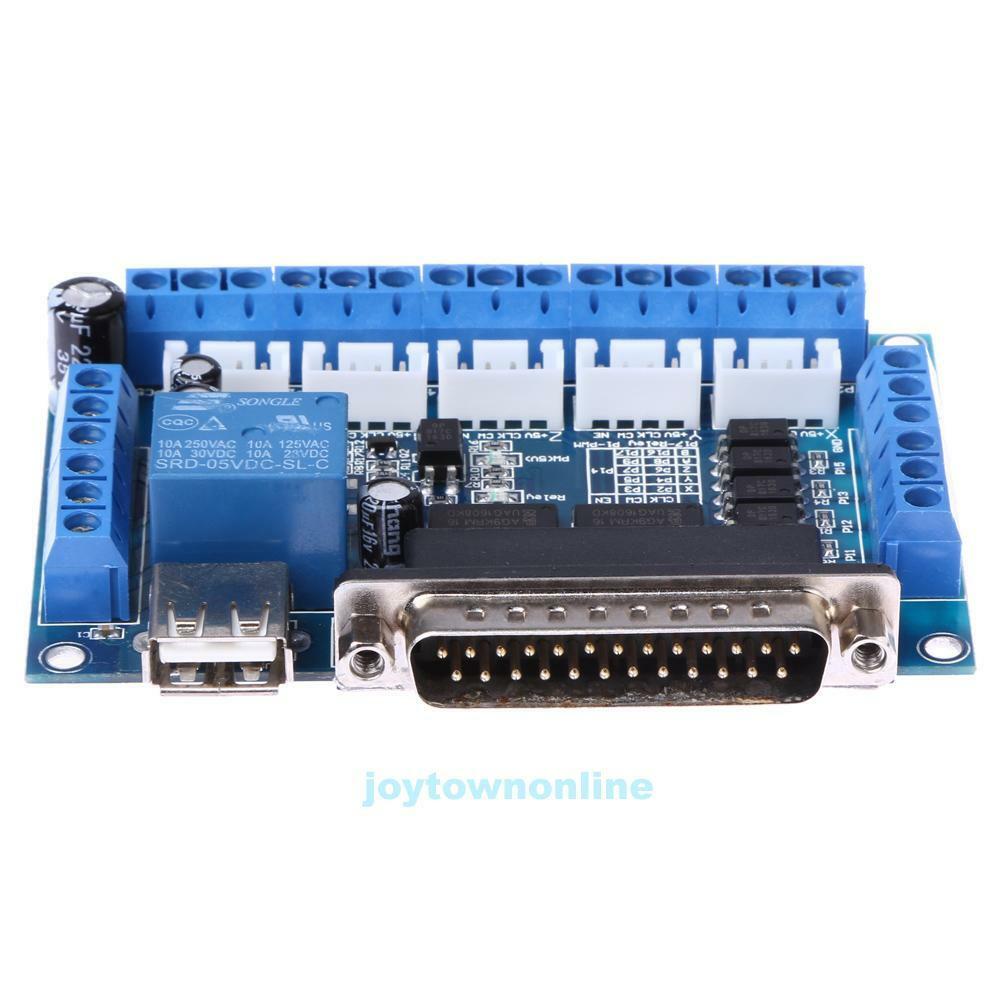 Mach3 CNC Stepping Motor Driver Interface Adapter Breakout Board +USB ...