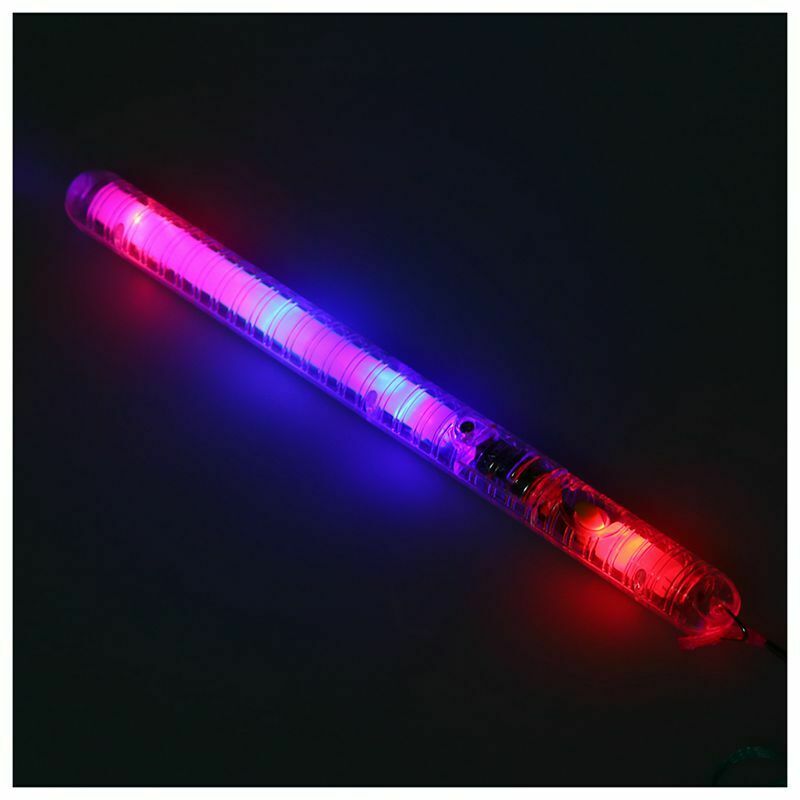 5X(LED Color Flash Mode Neon Stick Light Glow Stick Festival Evening P ...