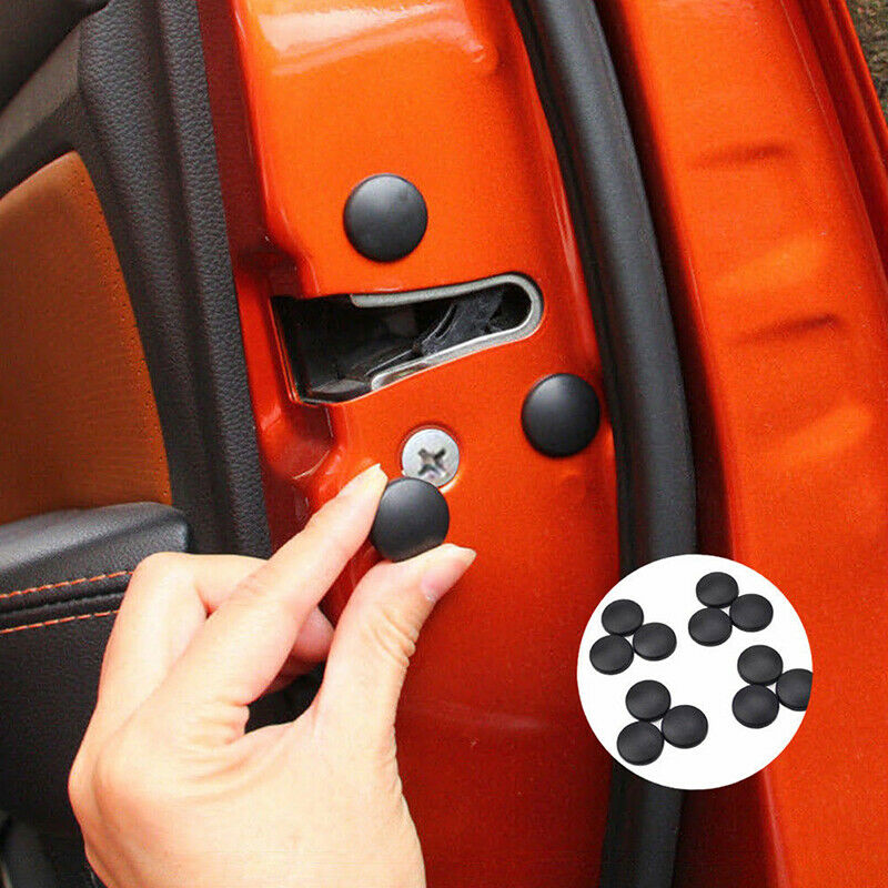 12x Universal Car Auto Interior Door Lock Screw Protector Cover Cap Tr ...